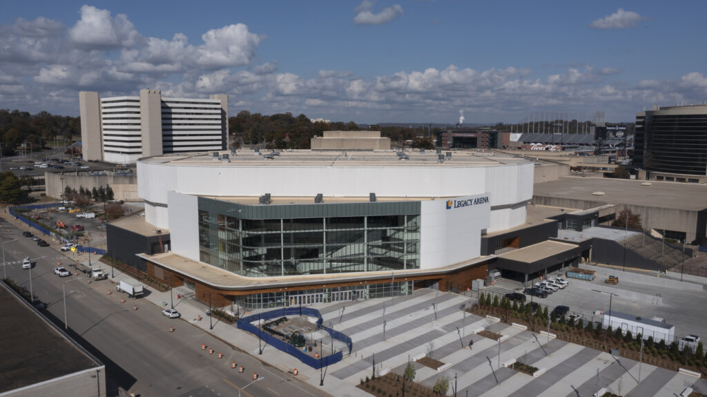 Newly renovated Legacy Arena celebrates reopening