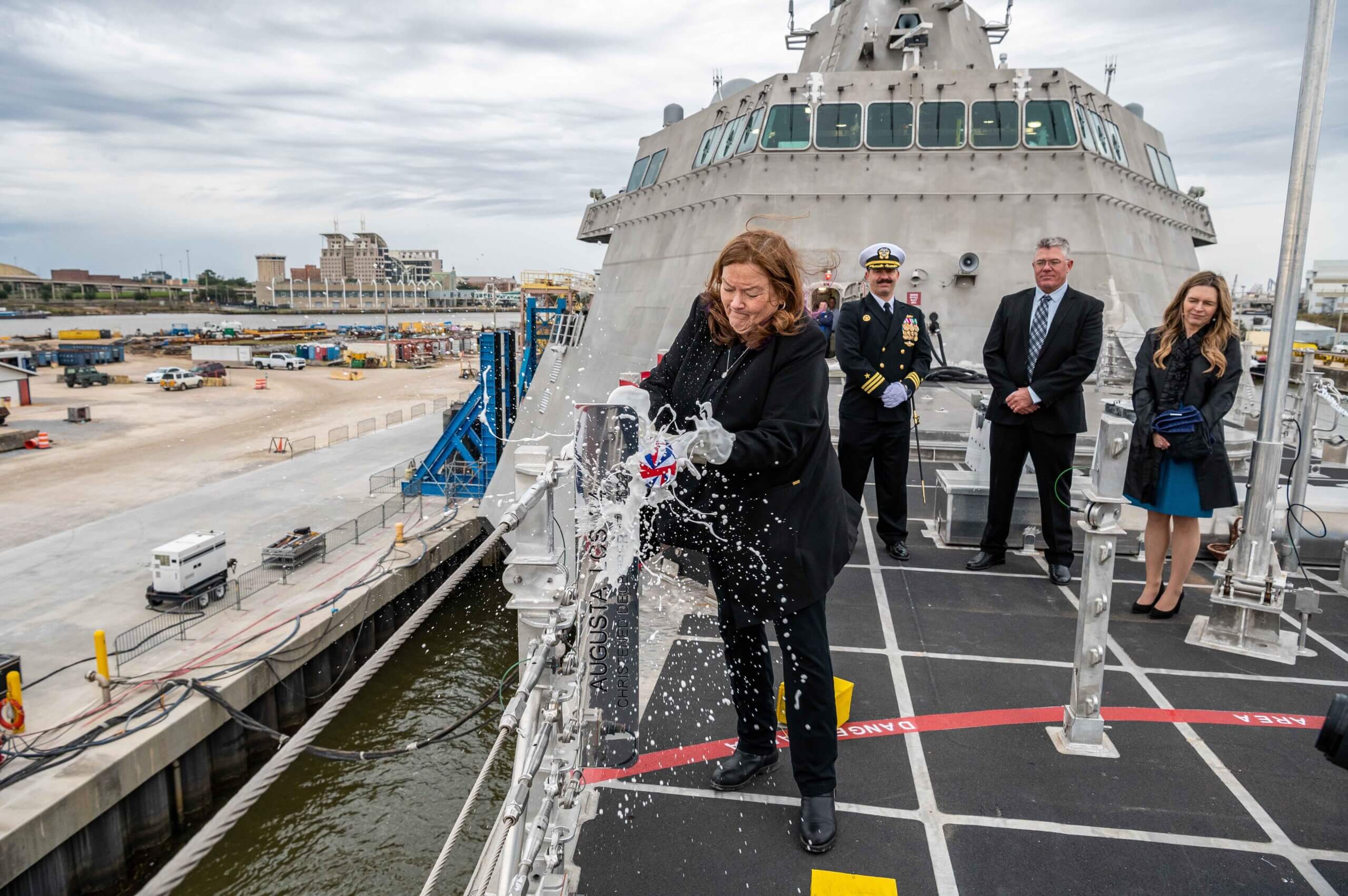 Austal christens USS Augusta