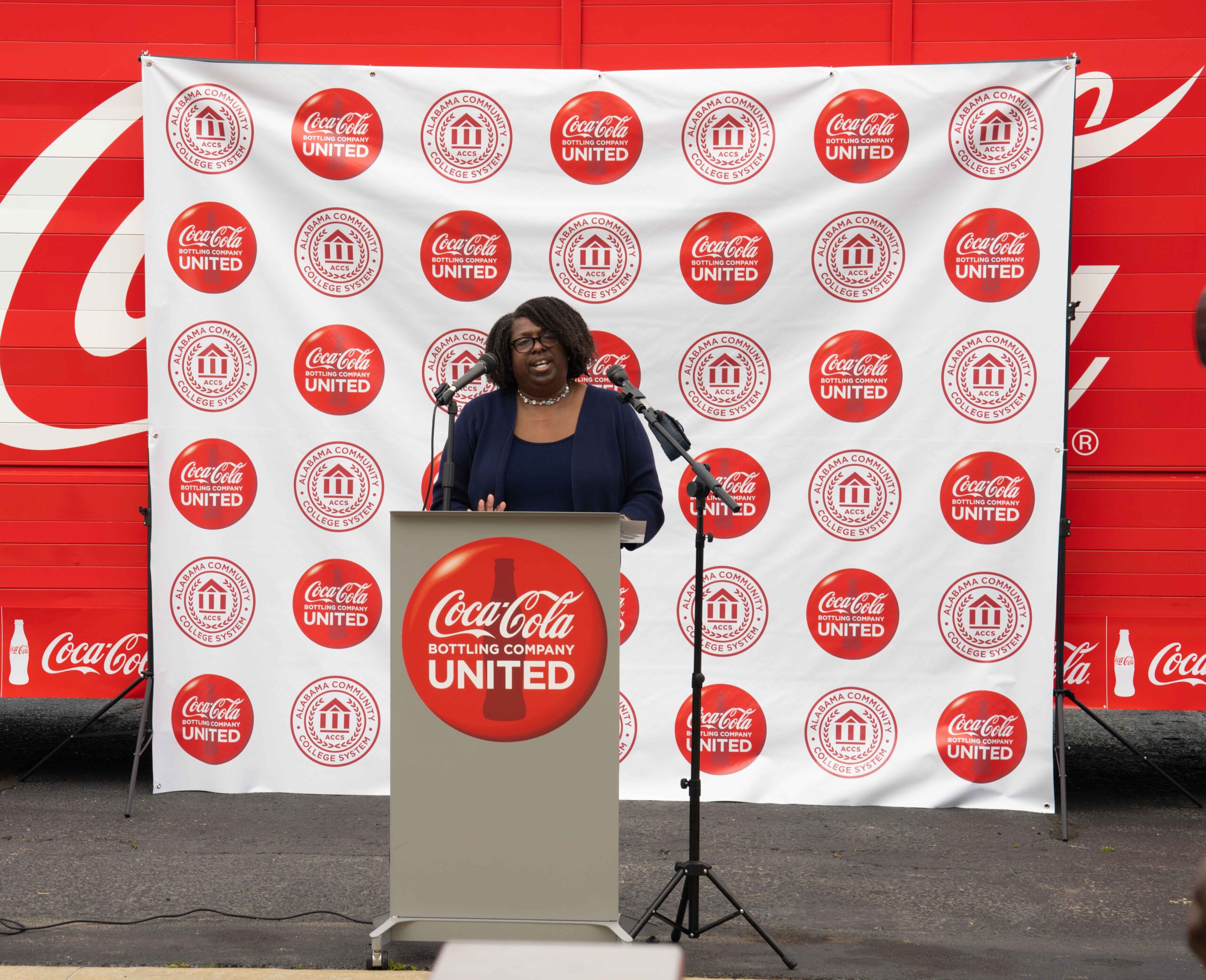 Coca-Cola United donates trucks to community colleges