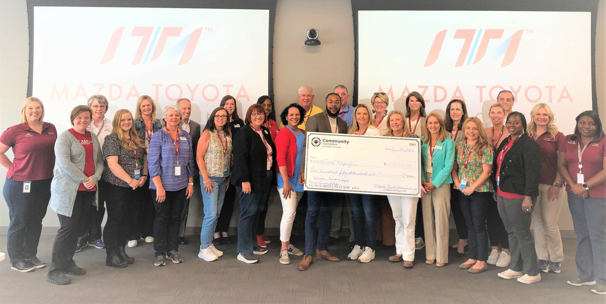 Mazda Toyota Manufacturing awards grant funding