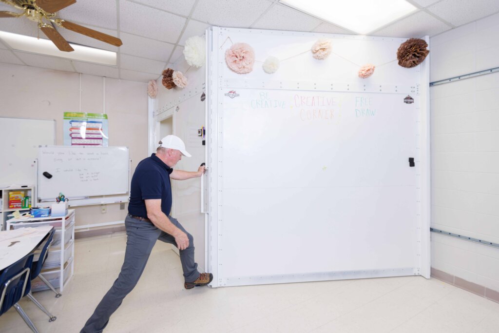 Cullman builder creates classroom safe room