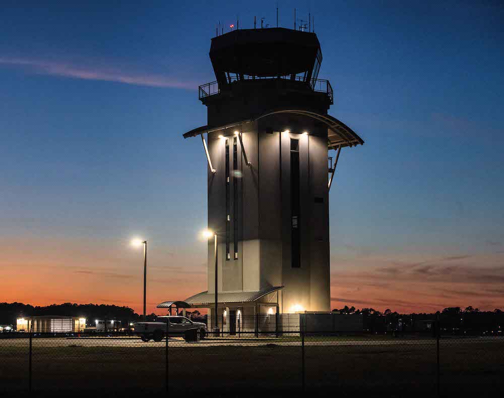 White-Spunner on building Gulf Shores air tower