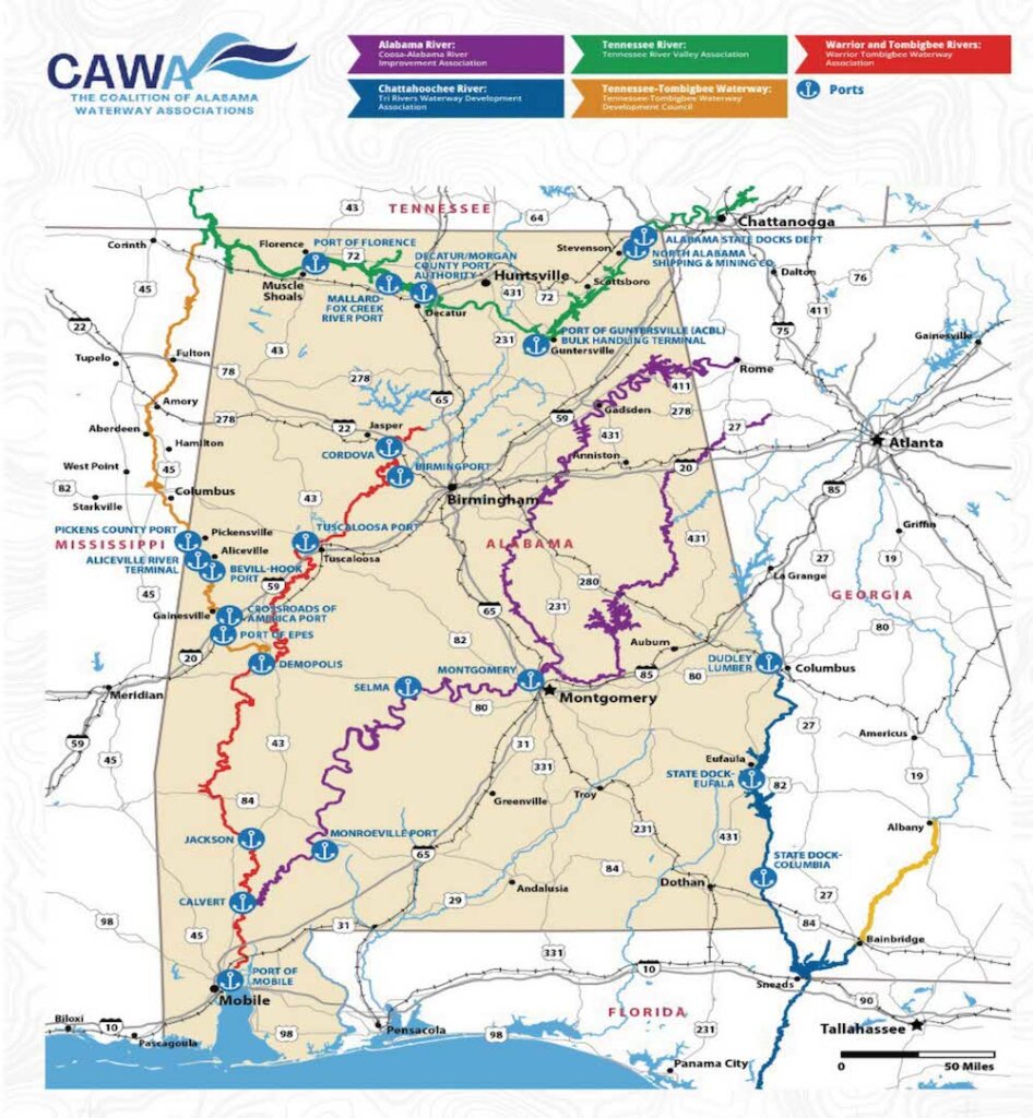 Alabama waterways drive commerce
