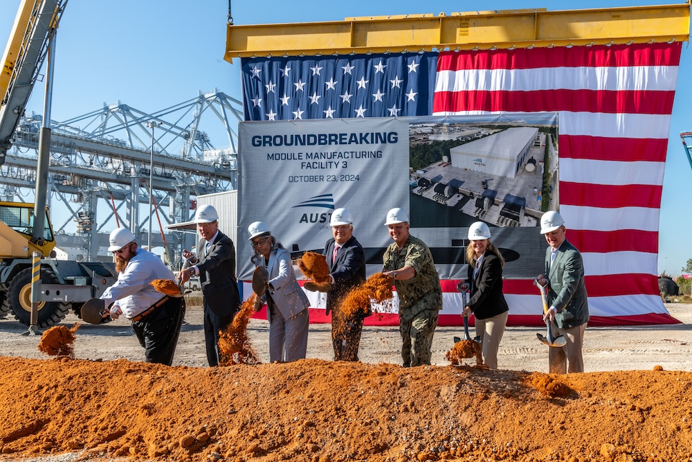 Austal USA breaks ground on submarine modules facility