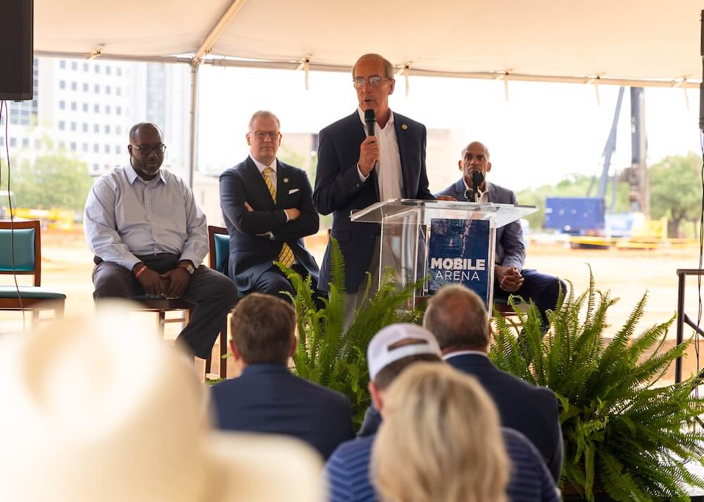 Construction begins on Mobile Arena