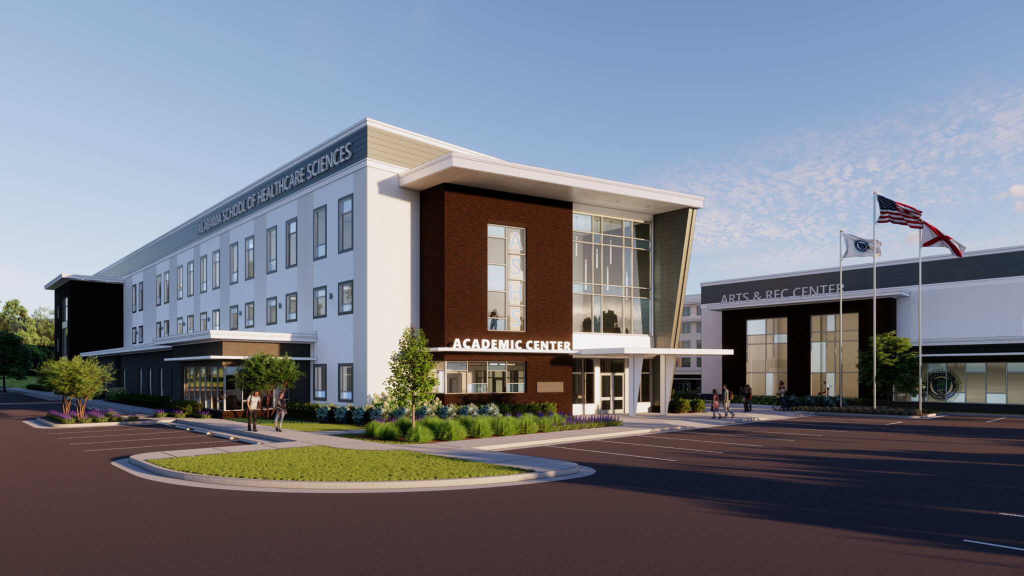 Construction of Alabama School of Healthcare Sciences underway