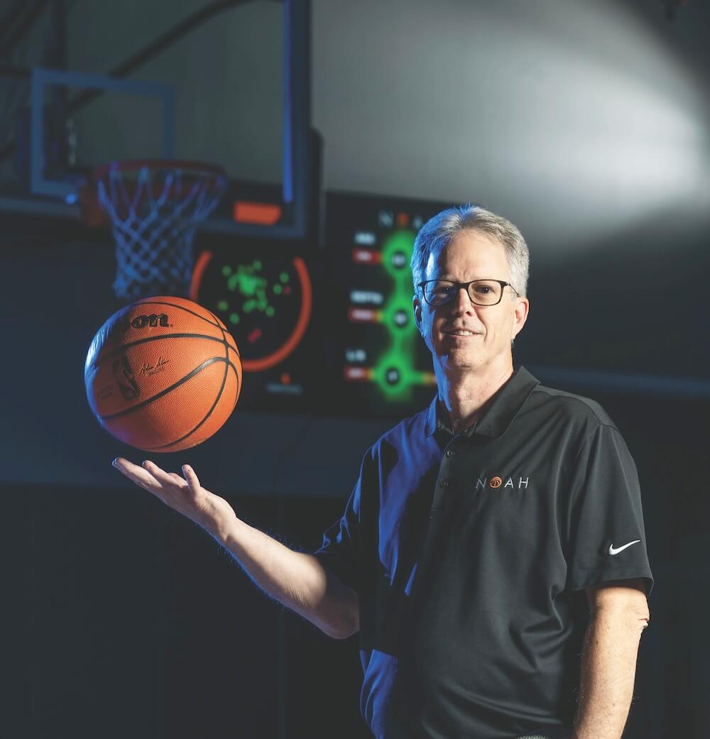 John Carter and the Noah Basketball System team use computer data to ...