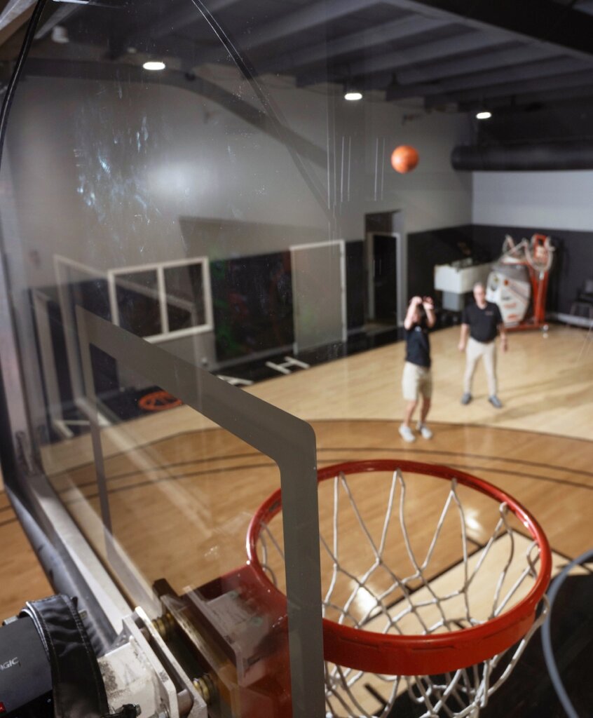 John Carter and the Noah Basketball System team use computer data to ...