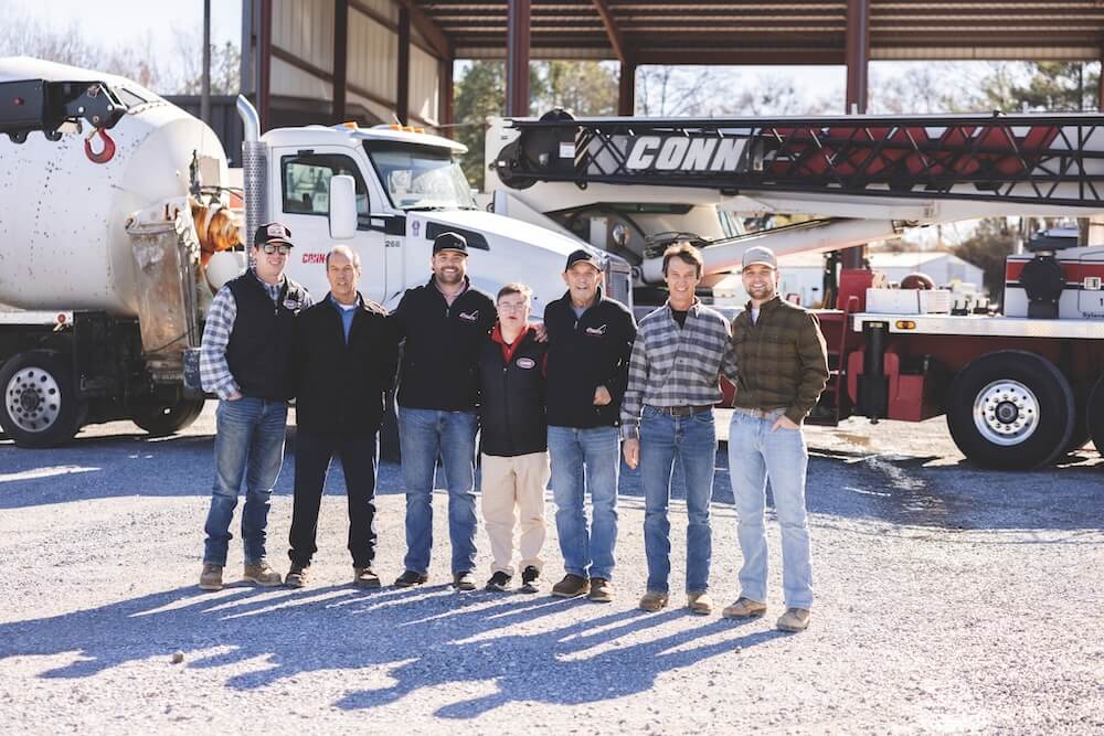 Conn Equipment Rental has been delivering cranes and concrete for 80 years