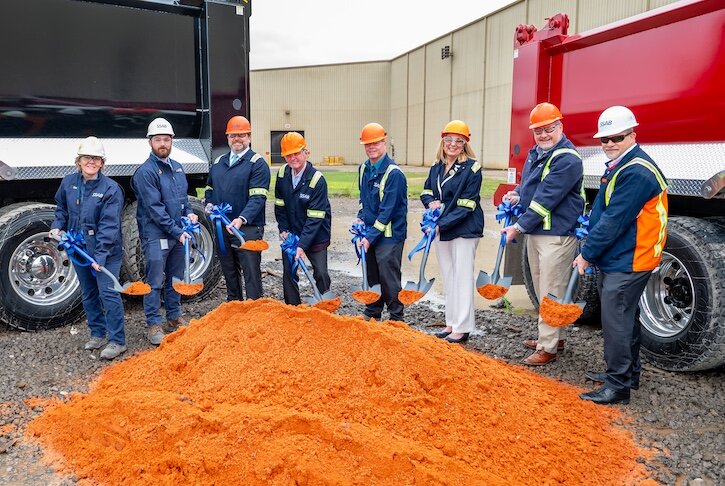 SSAB breaks ground on $74 million expansion in Axis