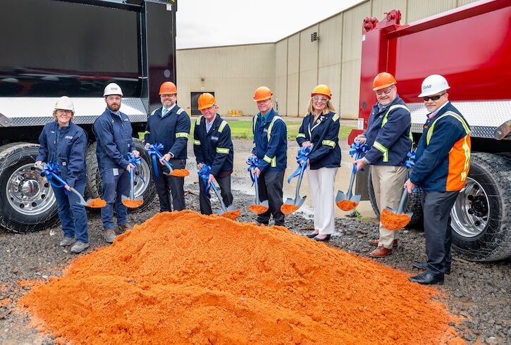 SSAB breaks ground on $74 million expansion in Axis