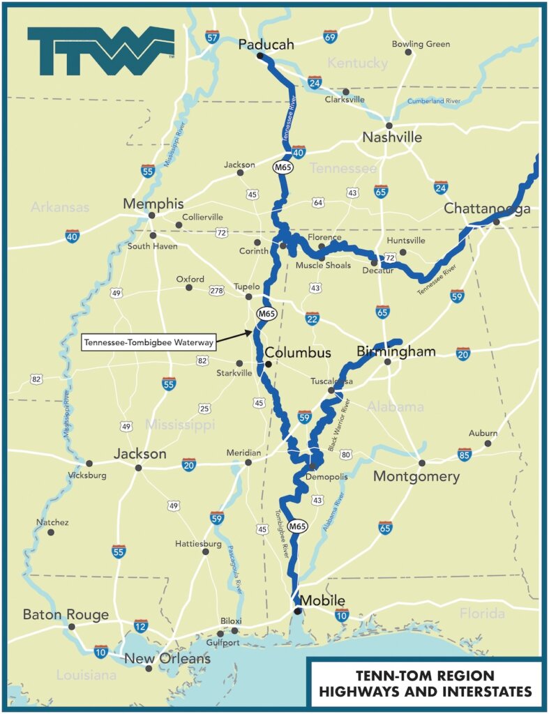 Alabama's marine highway carries tons upon tons of goods