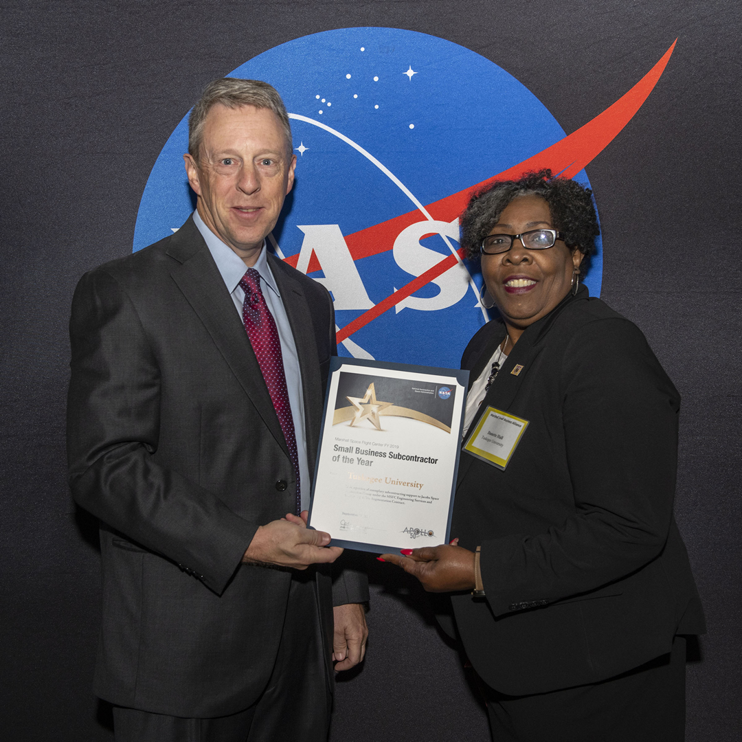 Marshall Space Flight Center Award Credits Tuskegee U. Team