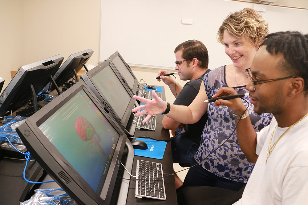 A New Dimension in Community College's Health Labs