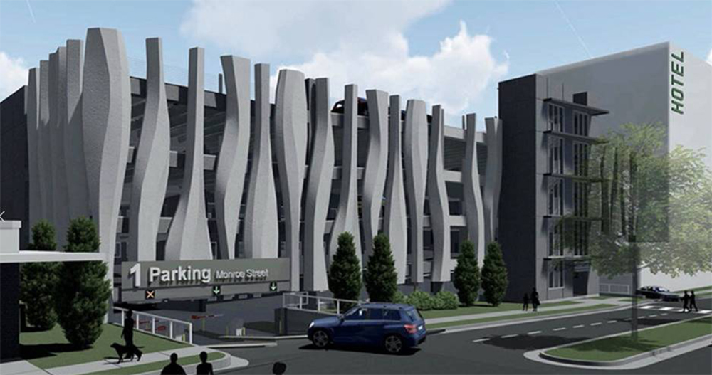 Deck Parking Design Akebee Lee Building & 4th Avenue Parking Deck