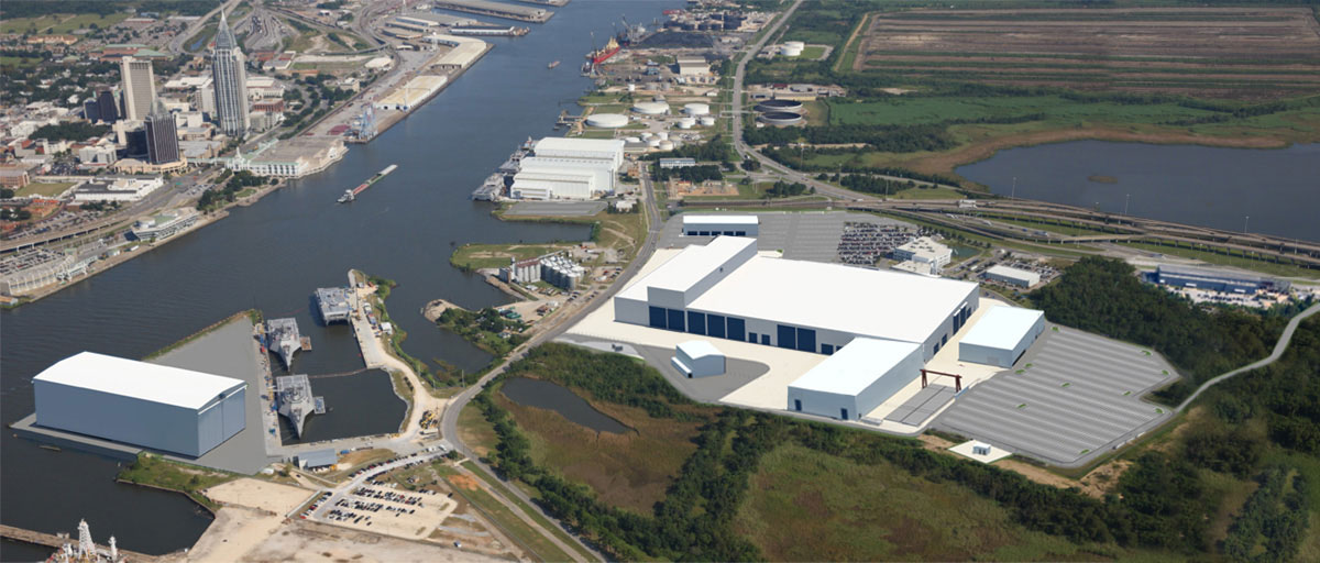 Austal USA Breaks Ground for Steel